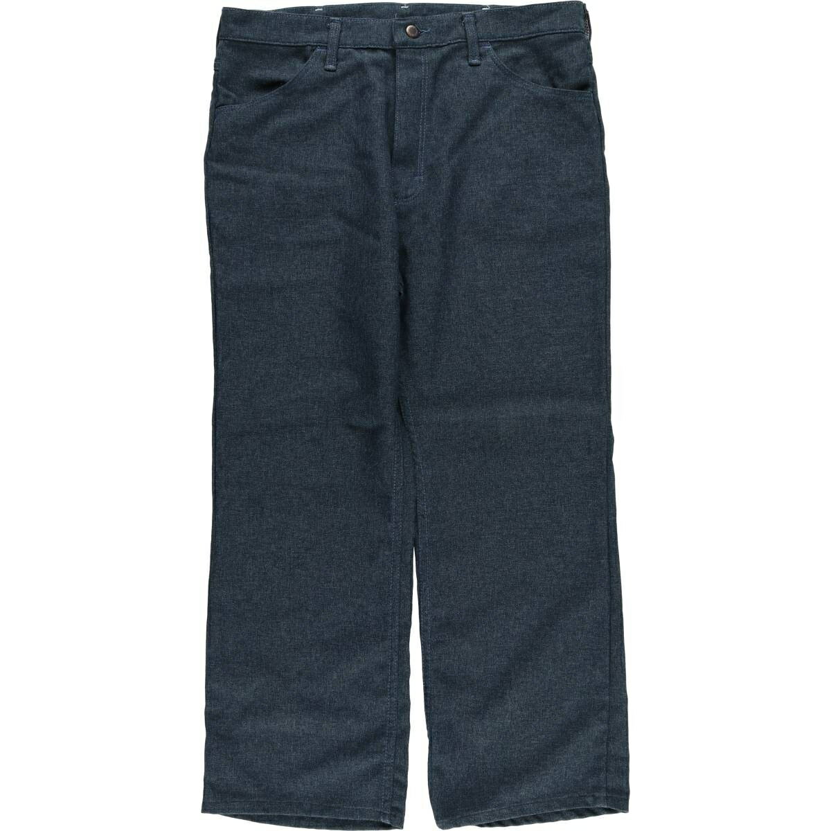 商品詳細 ブランド・Wrangler・ラングラー・ 特徴・ジッパーフライ・ヴィンテージ・ モデル/形状・ランチャードレスジーンズ・スラックスパンツ・ 素材・ポリエステル:100%・ 色・ネイビー系 紺色・ 柄・無地・ロゴパッチ・ 生産国・U...