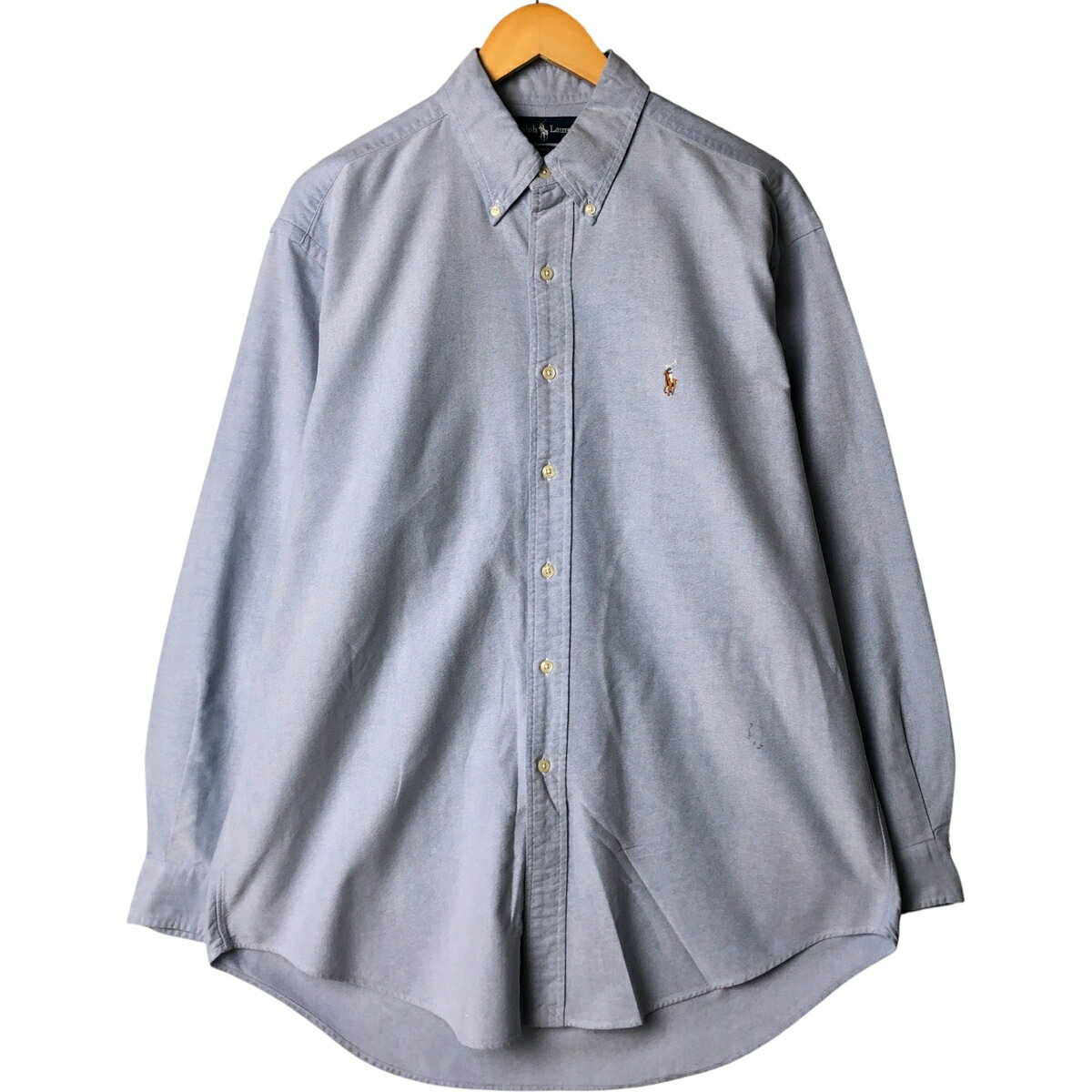 商品詳細 ブランド・Ralph Lauren・ラルフローレン・ 特徴・薄手・長袖・ボタンダウン・オックスフォード・ モデル/形状・YARMOUTH・長袖 ボタンダウンシャツ・ 素材・コットン:100%・ 色・ブルー系 水色・ 柄・無地・ワン...
