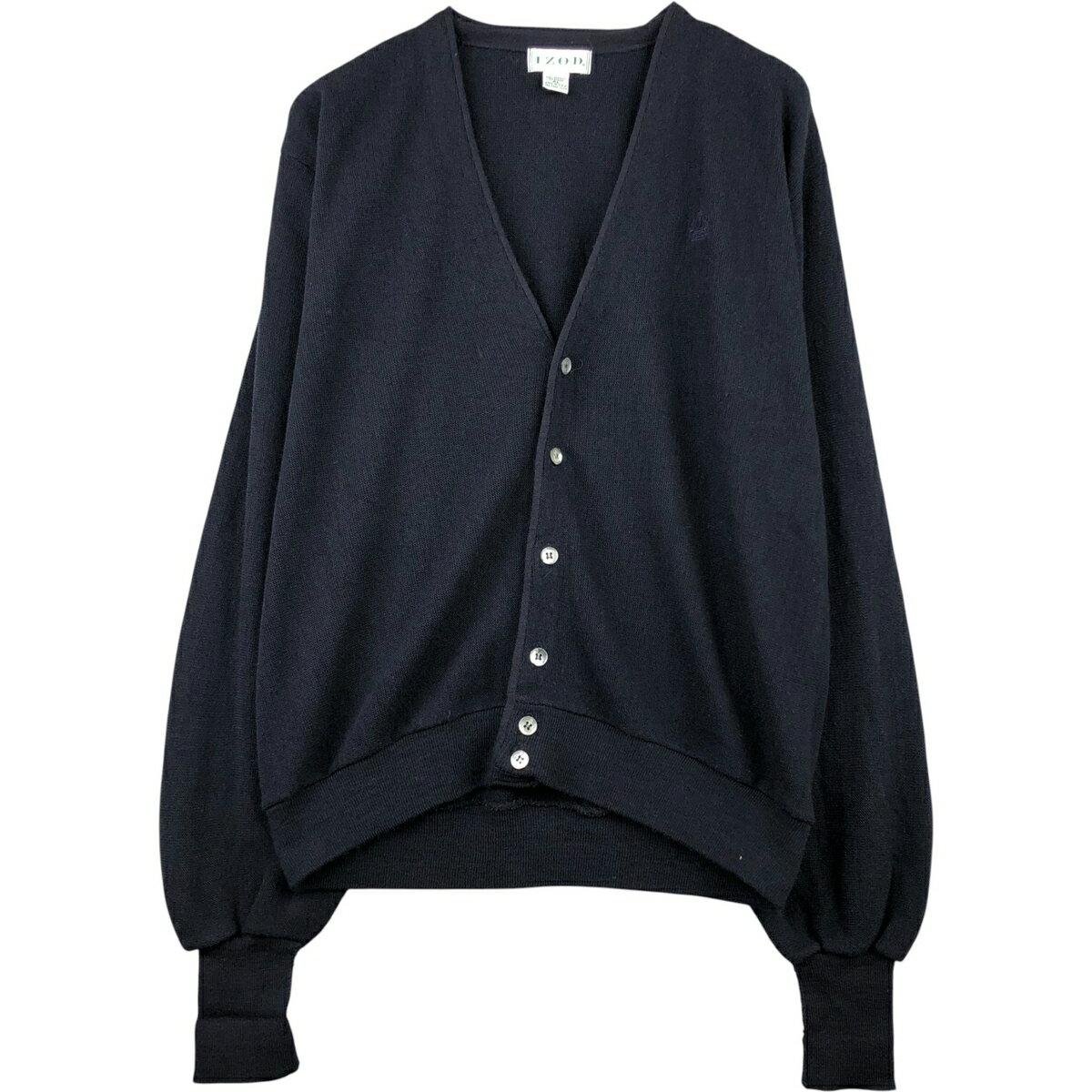 商品詳細 ブランド・IZOD・アイゾット・ 特徴・ヴィンテージ・長袖・ モデル/形状・アクリルニットカーディガン・ 素材・アクリル:100%・ 色・ネイビー系 紺色・ 柄・無地・ワンポイント・ 生産国・USA製・ 年代・90年代・ サイズ・...