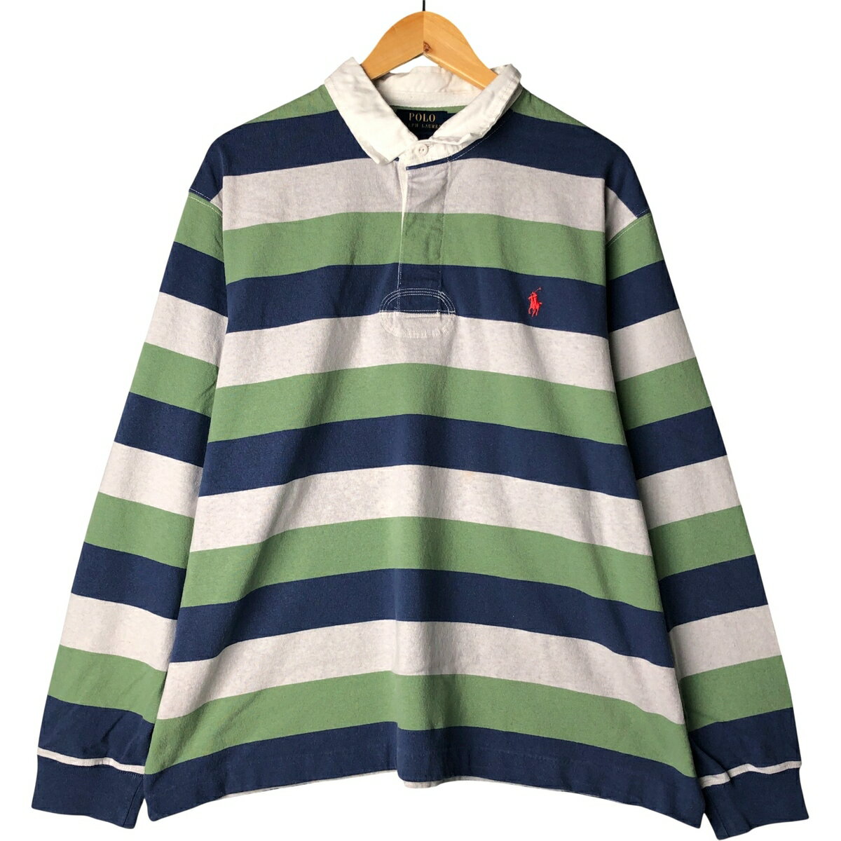商品詳細 ブランド・Ralph Lauren・ラルフローレン・ 特徴・レギュラーカラー・長袖・ モデル/形状・CLASSIC FIT クラシックフィット・長袖 ラガーシャツ・ 素材・不明・ 色・グリーン系 黄緑・ブルー系 青色・グレー系 灰...