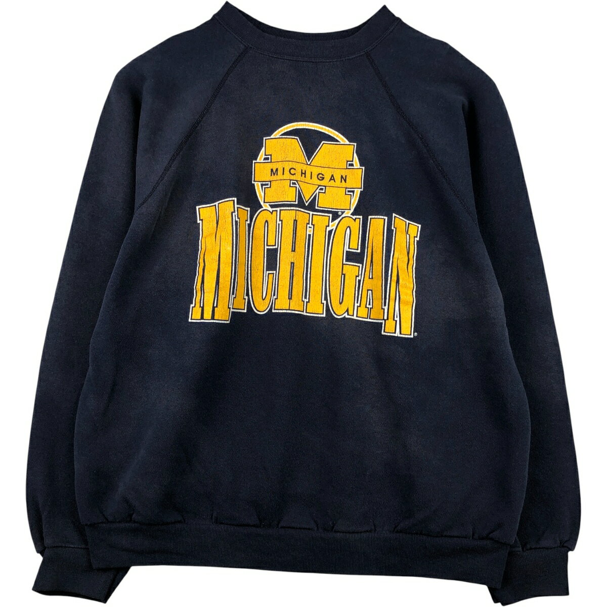 商品詳細 ブランド・TULTEX・タルテックス・ 特徴・クルーネック(丸首)・長袖・ヴィンテージ・ラグランスリーブ・ モデル/形状・MICHIGAN ミシガン大学・カレッジスウェットシャツ トレーナー・ 素材・コットン:50%・ポリエステル...