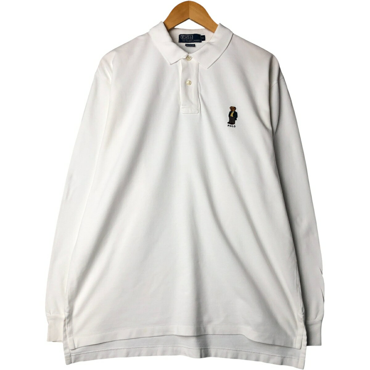 商品詳細 ブランド・Ralph Lauren・ラルフローレン・ 特徴・レギュラーカラー・長袖・ポロベア・ モデル/形状・POLO by Ralph Lauren・長袖 ポロシャツ・ 素材・コットン:100%・ 色・ホワイト系 白色・ 柄・無...