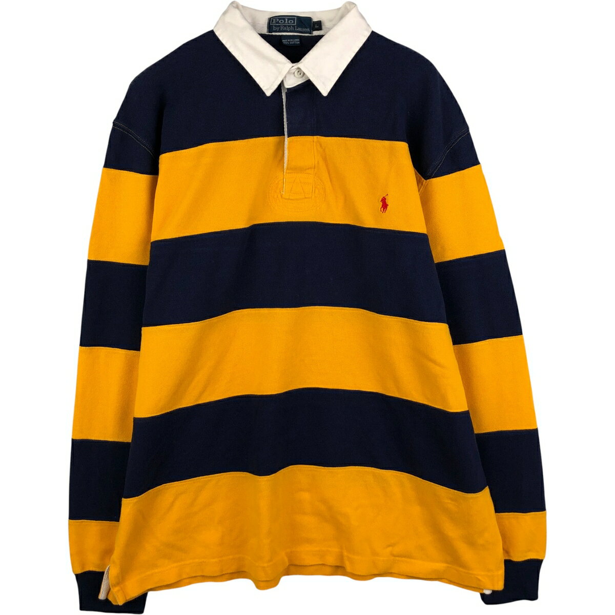 商品詳細 ブランド・Ralph Lauren・ラルフローレン・ 特徴・レギュラーカラー・長袖・ モデル/形状・POLO by Ralph Lauren ・長袖 ラガーシャツ・ 素材・コットン:100%・ 色・ネイビー系 紺色・ 柄・ボーダー...