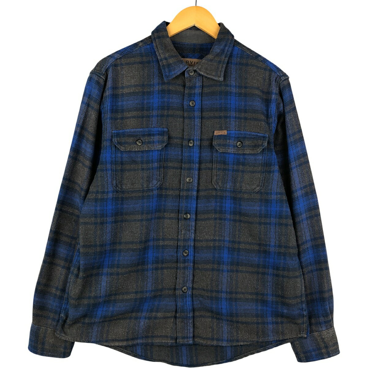 商品詳細 ブランド・ORVIS・オービス・ 特徴・厚手・レギュラーカラー・長袖・フラップポケット・ モデル/形状・長袖 フランネルチェックシャツ・ 素材・コットン:60%・ポリエステル:40%・ 色・ブルー系 青色・グレー系 灰色・ 柄・チ...
