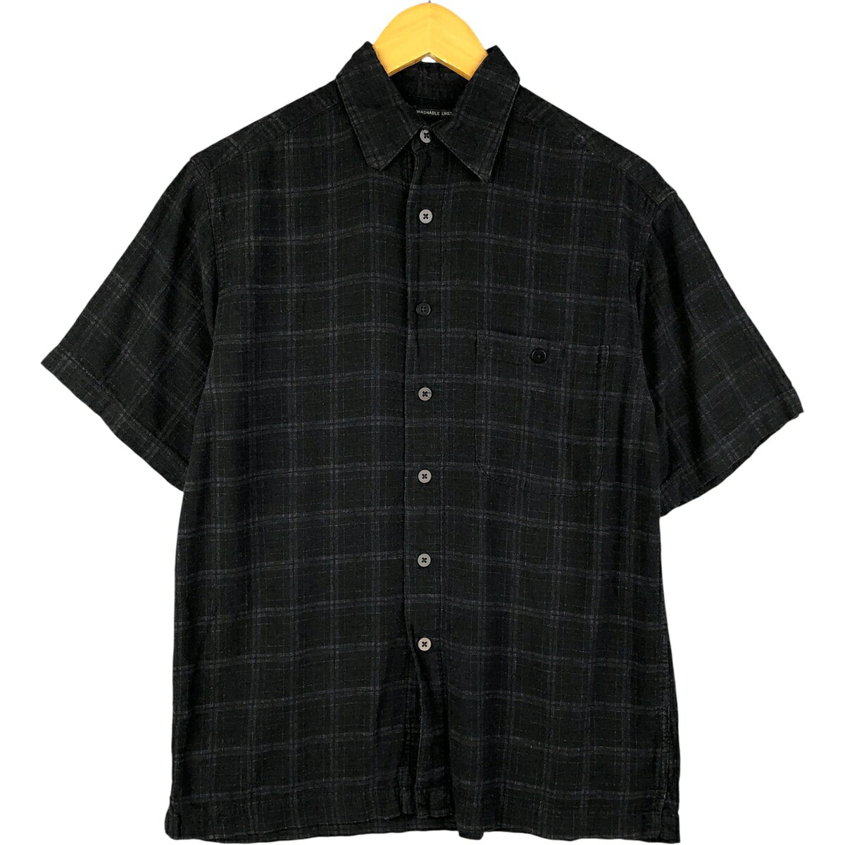 商品詳細 ブランド・MARC EDWARDS・ 特徴・半袖・レギュラーカラー・ボックスシャツ・ モデル/形状・半袖 リネンシャツ・ 素材・リネン:55%・レーヨン:45%・ 色・ブラック系 黒色・グレー系 灰色・ 柄・チェック柄・ 生産国・...