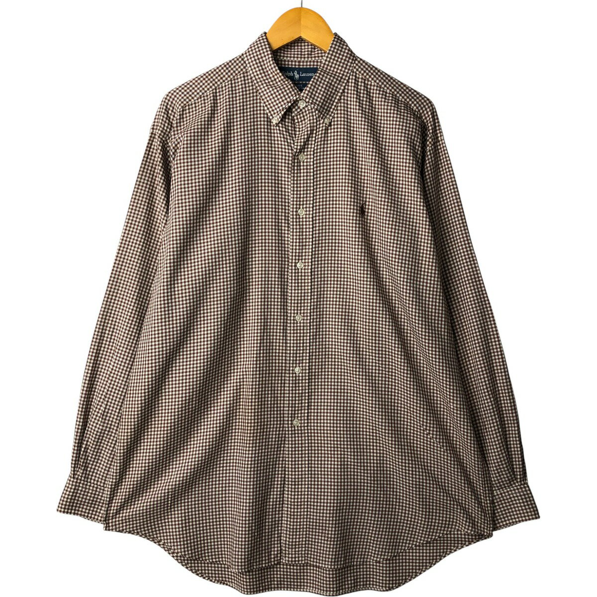 商品詳細 ブランド・Ralph Lauren・ラルフローレン・ 特徴・薄手・長袖・ボタンダウン・ モデル/形状・BLAKE・長袖 ボタンダウンチェックシャツ・ 素材・コットン:100%・ 色・ブラウン系 茶色・ 柄・チェック柄・ギンガムチェ...