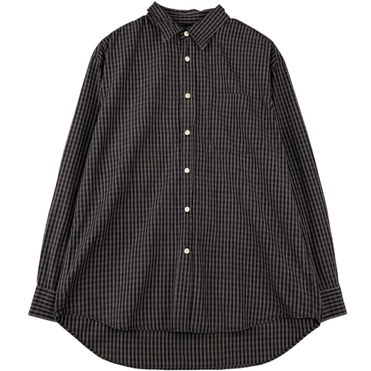 商品詳細 ブランド・GAP・ギャップ・ 特徴・薄手・長袖・ヴィンテージ・レギュラーカラー・ モデル/形状・オールドギャップ・長袖 コットンチェックシャツ・ 素材・コットン:100%・ 色・ネイビー系 紺色・ベージュ系・ 柄・チェック柄・ 生...