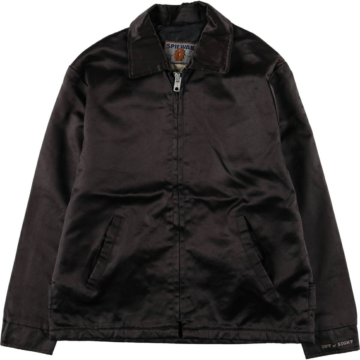 商品詳細 ブランド・SPIEWAK・スピワック・ 特徴・薄手・フルジップ・長袖・IDEALジップ・ヴィンテージ・ モデル/形状・ウインドブレーカー・ 素材・不明・ 色・ブラック系 黒色・ 柄・刺繍・ 生産国・USA製・ 年代・90年代・ サ...