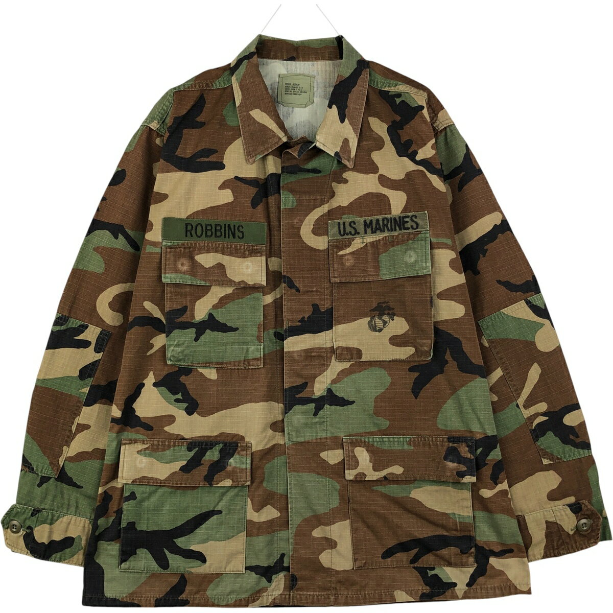 商品詳細 ブランド・UNKNOWN・ 特徴・薄手・米軍実品・95年納品・フルボタン・リップストップ・ モデル/形状・COAT HOT WEATHER WOODLAND CAMOUFLAGE PATTERN COMBAT・B.D.U ミリタリ...