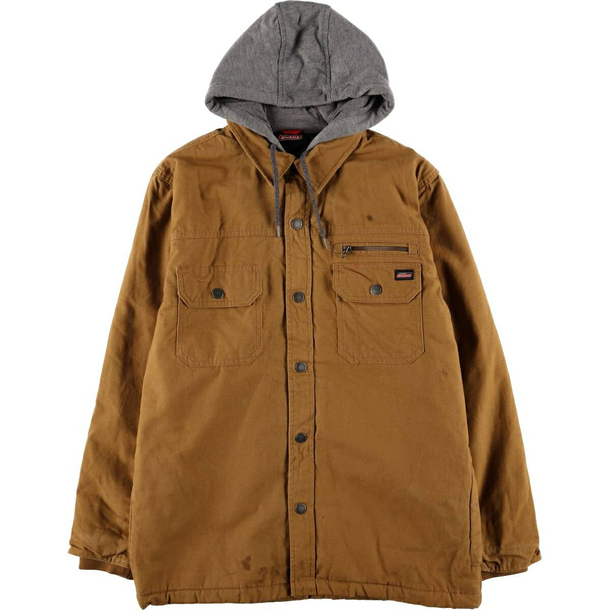 商品詳細 ブランド・Dickies・ディッキーズ・ 特徴・薄手・長袖・フード付き・キルティングライナー・フルジップ・ モデル/形状・長袖 ワークシャツ・ 素材・コットン:100%・ 色・ブラウン系 茶色・ 柄・無地・ 生産国・バングラデシュ...