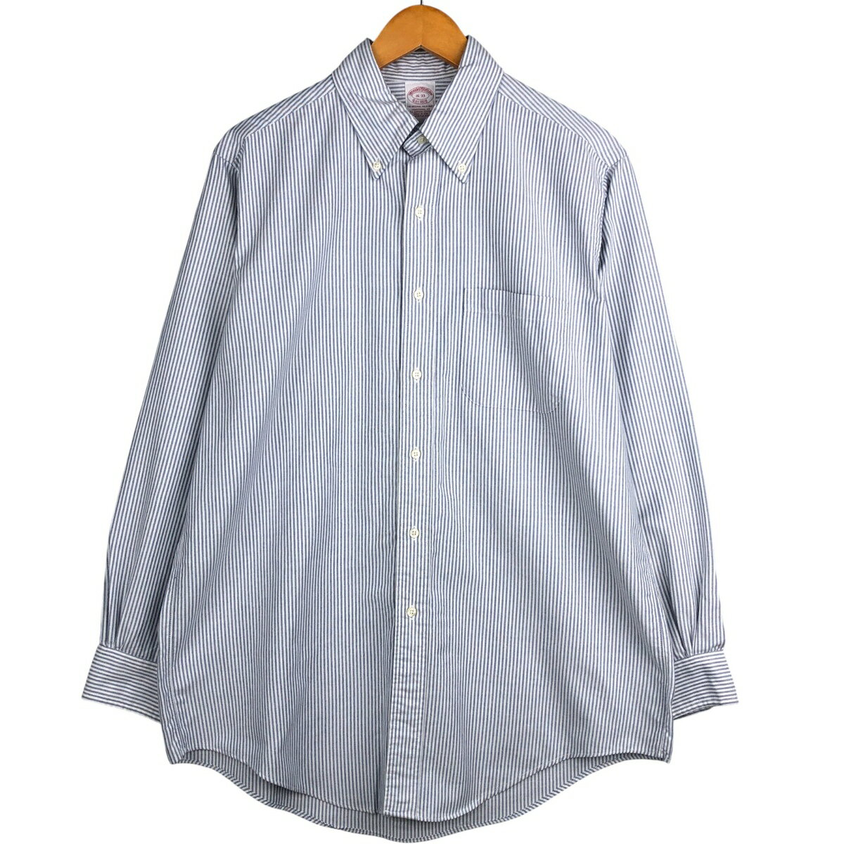商品詳細 ブランド・Brooks Brothers・ブルックスブラザーズ・ 特徴・薄手・ボタンダウン・長袖・オックスフォード・ モデル/形状・Est.1818・長袖 ボタンダウンストライプシャツ・ 素材・スーピマコットン:100%・ 色・ホ...