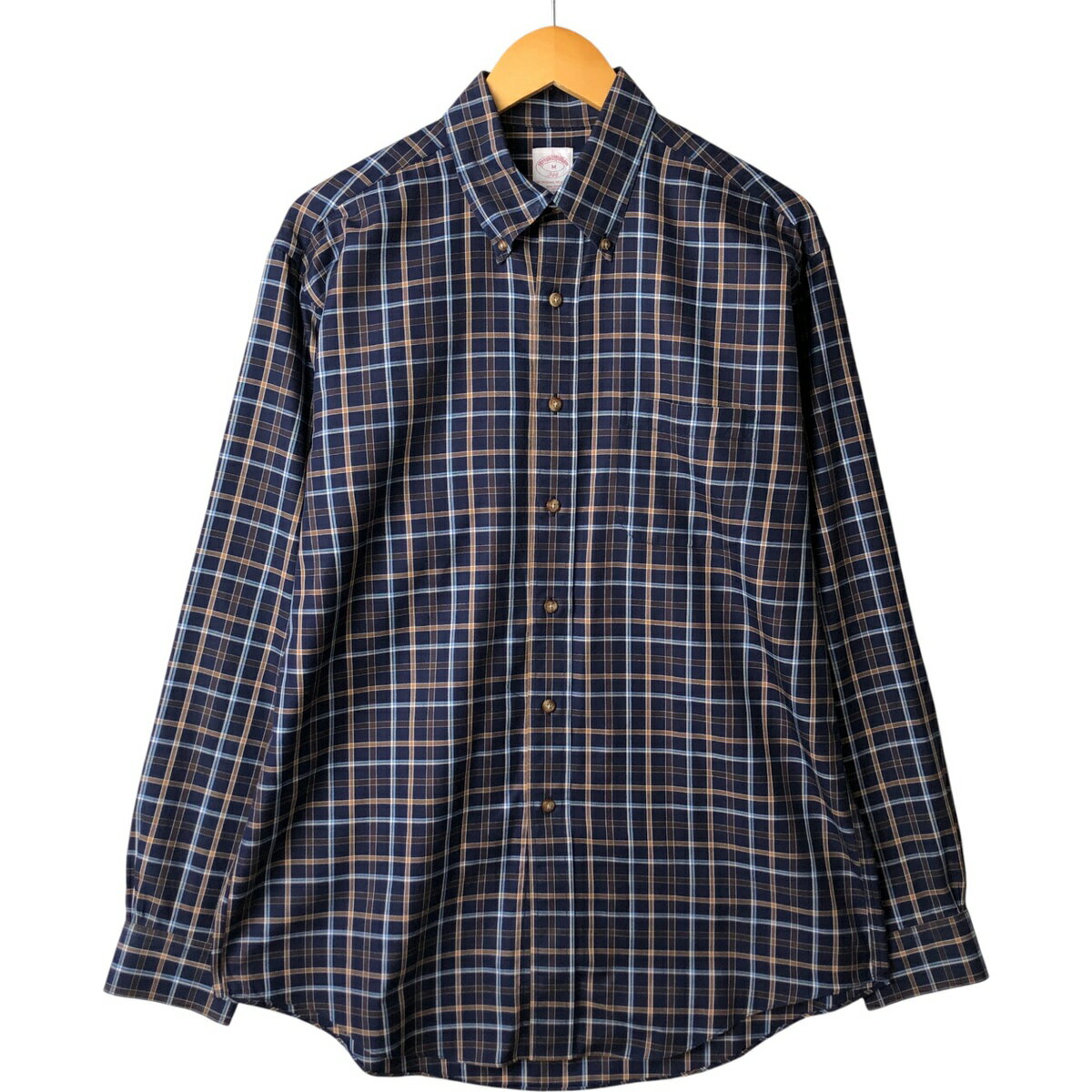 商品詳細 ブランド・Brooks Brothers・ブルックスブラザーズ・ 特徴・薄手・ボタンダウン・長袖・ モデル/形状・346・長袖 ボタンダウンチェックシャツ・ 素材・コットン:100%・ 色・ネイビー系 紺色・ブラウン系 茶色・ブル...