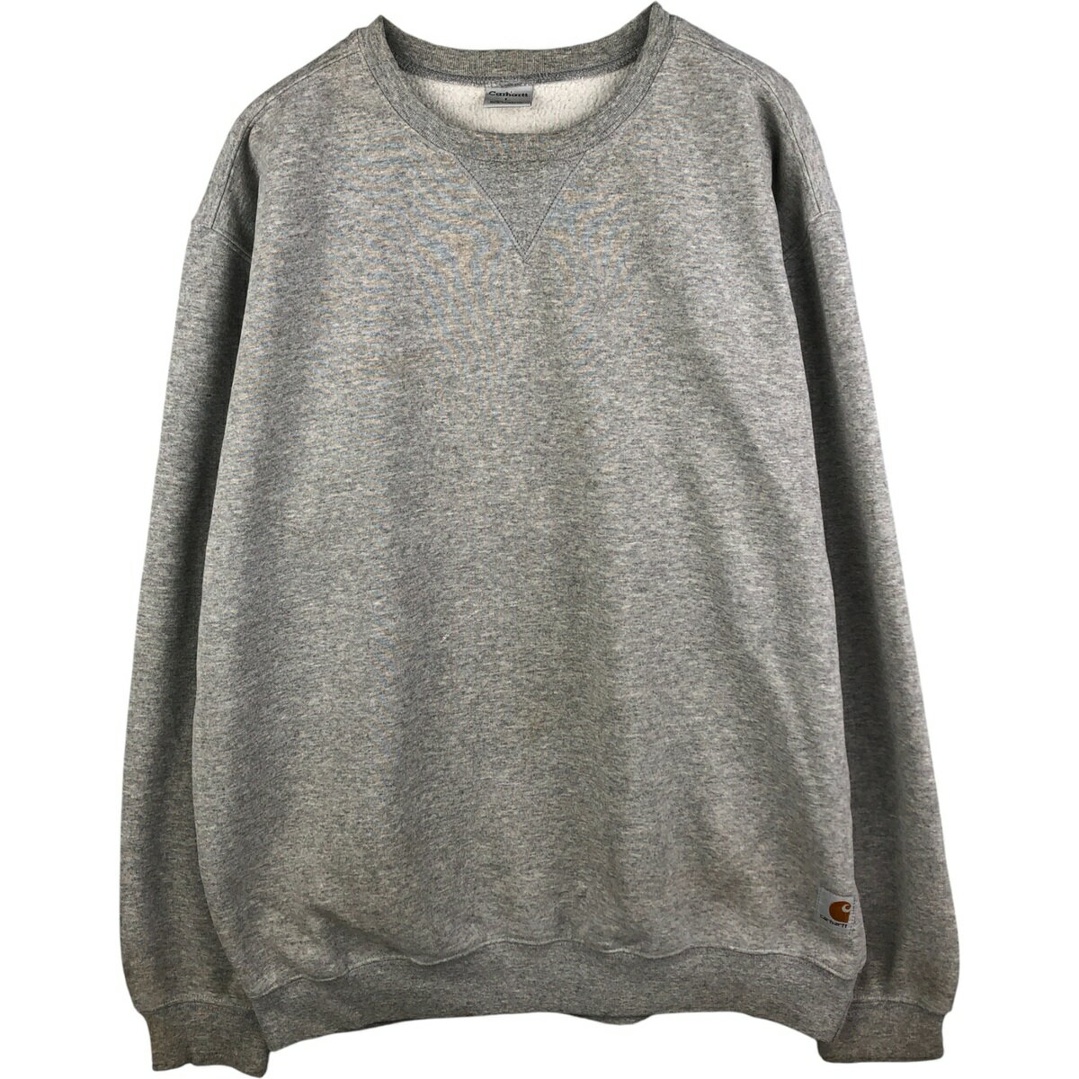 商品詳細 ブランド・Carhartt・カーハート・ 特徴・クルーネック(丸首)・長袖・前Vガゼット・ モデル/形状・ワンポイントロゴスウェットシャツ トレーナー・ 素材・コットン:70%・ポリエステル:30%・ 色・グレー系 灰色・ 柄・無...