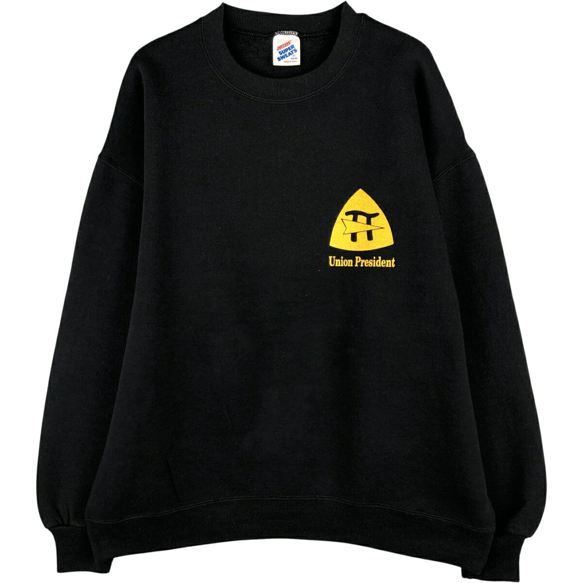 商品詳細 ブランド・Jerzees・ジャージーズ・ 特徴・クルーネック(丸首)・アメカジ・ モデル/形状・プリントスウェットシャツ トレーナー・ 素材・コットン:50%・ポリエステル:50%・ 色・ブラック系 黒色・ 柄・プリント・ 生産国...