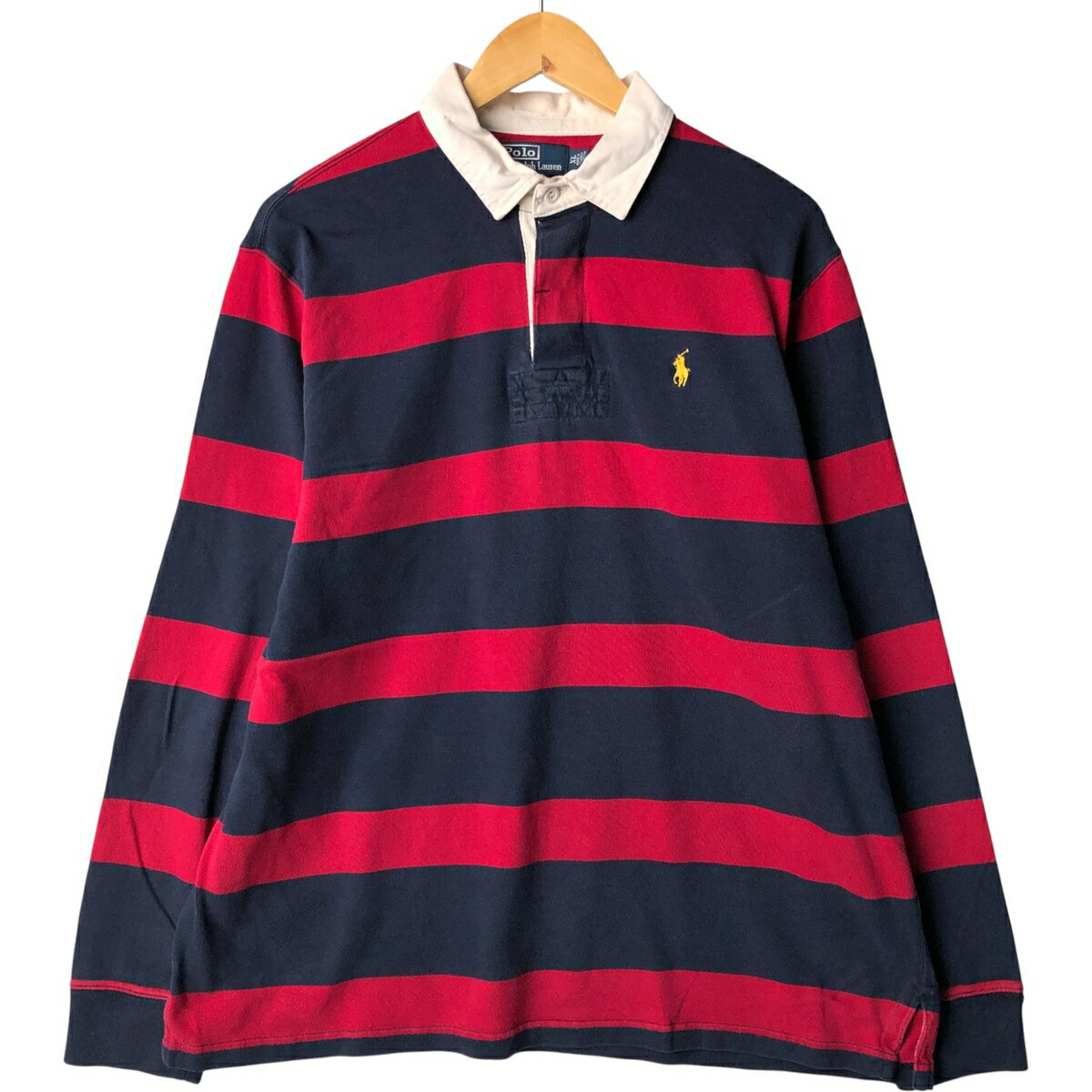 商品詳細 ブランド・Ralph Lauren・ラルフローレン・ 特徴・レギュラーカラー・長袖・ モデル/形状・POLO by Ralph Lauren CUSTOM FIT・長袖 ラガーシャツ・ 素材・コットン:100%・ 色・レッド系 赤...