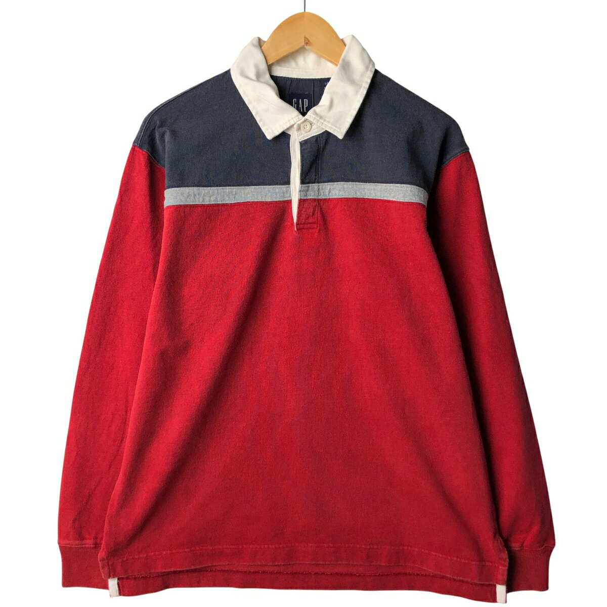 商品詳細 ブランド・GAP・ギャップ・ 特徴・レギュラーカラー・長袖・ヴィンテージ・切替・ モデル/形状・オールドギャップ・長袖 ラガーシャツ・ 素材・コットン:100%・ 色・ネイビー系 紺色・エンジ系 バーガンディ・マルチカラー・ 柄・...