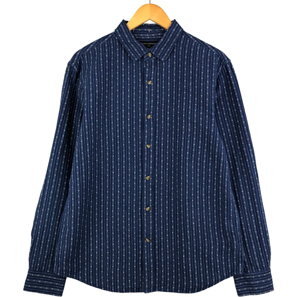 商品詳細 ブランド・BANANA REPUBLIC・バナナリパブリック・ 特徴・薄手・レギュラーカラー・長袖・ モデル/形状・UNTUCKED FIT・長袖 リネンシャツ・ 素材・リネン:52%・コットン:48%・ 色・ブルー系 青色・ホワ...