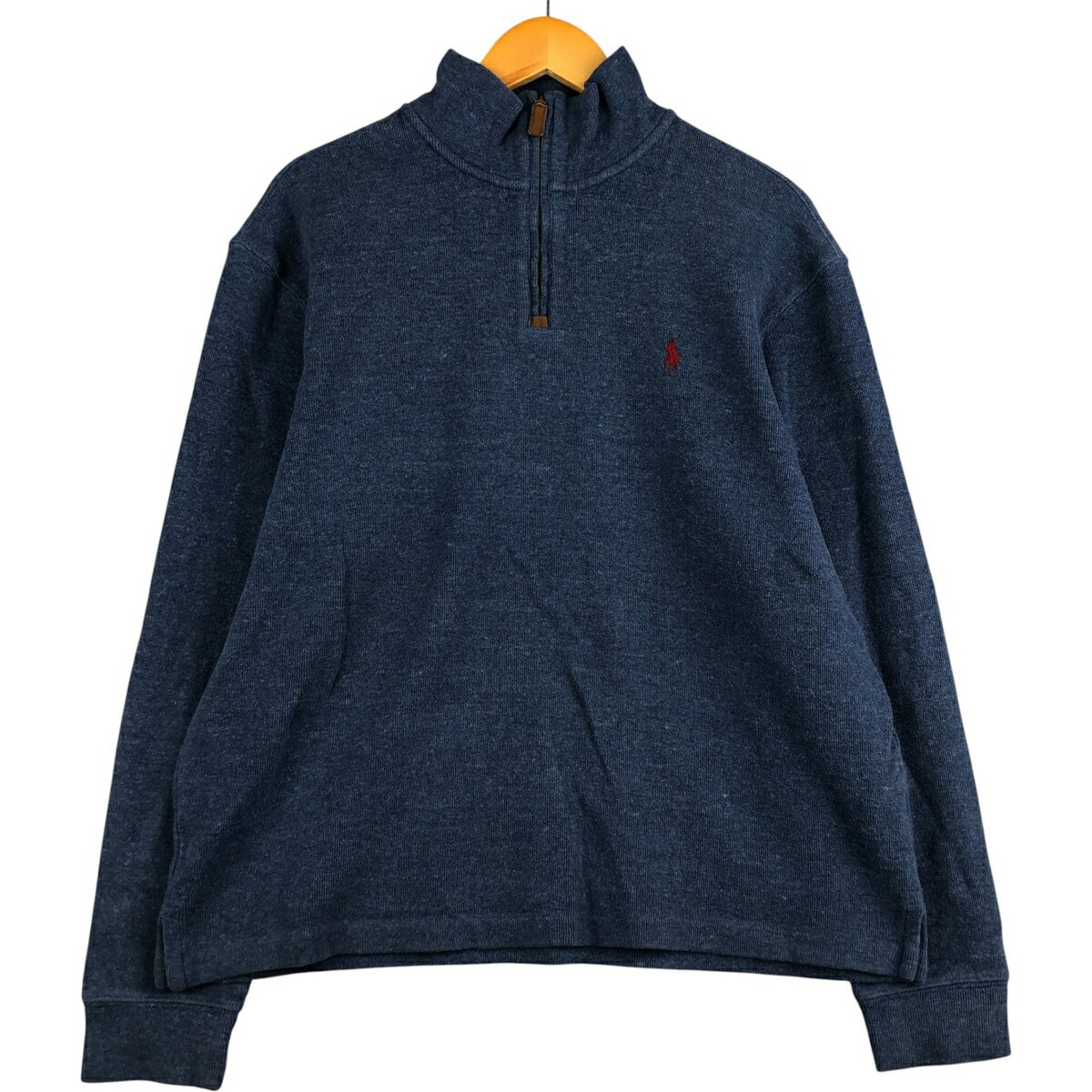 商品詳細 ブランド・Ralph Lauren・ラルフローレン・ 特徴・ハーフジップ・長袖・ モデル/形状・POLO RALPH LAUREN・ハーフジップスウェットシャツ トレーナー・ 素材・コットン:100%・ 色・ブルー系 青色・ 柄・...