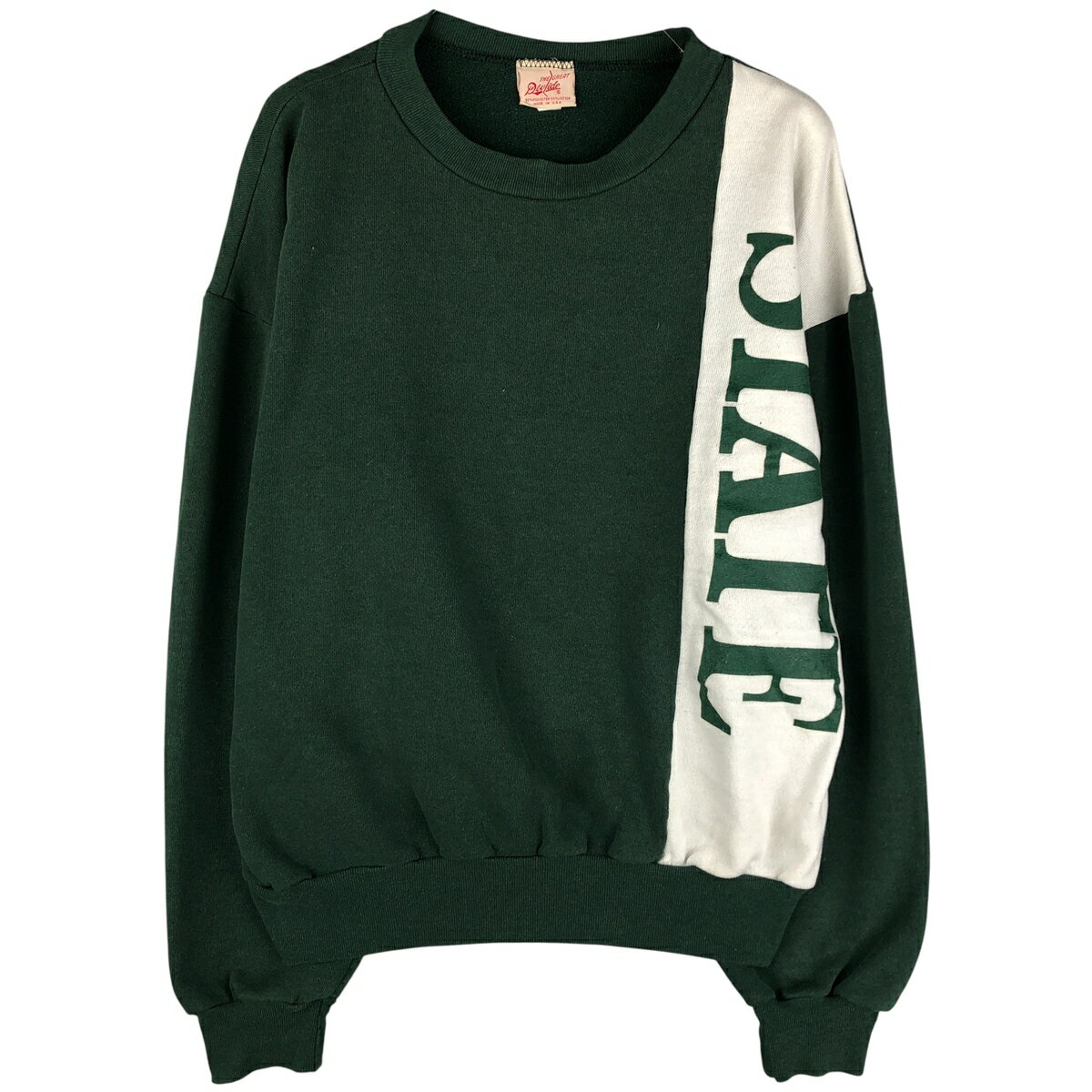 商品詳細 ブランド・THE GREAT DIVLIDE・ 特徴・クルーネック(丸首)・長袖・ヴィンテージ・ツートン・短丈 ショート丈・ モデル/形状・プリントスウェットシャツ トレーナー・ 素材・コットン:50%・ポリエステル:50%・ 色...