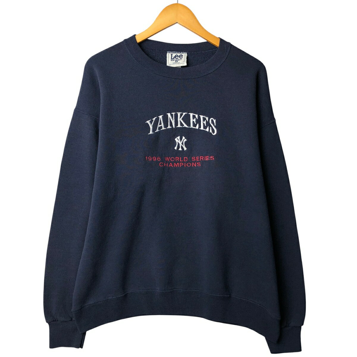 商品詳細 ブランド・UNKNOWN・ 特徴・クルーネック(丸首)・長袖・ヴィンテージ・ モデル/形状・MLB NEW YORK YANKEES ニューヨークヤンキース・スウェットシャツ トレーナー・ 素材・コットン:50%・ポリエステル:5...