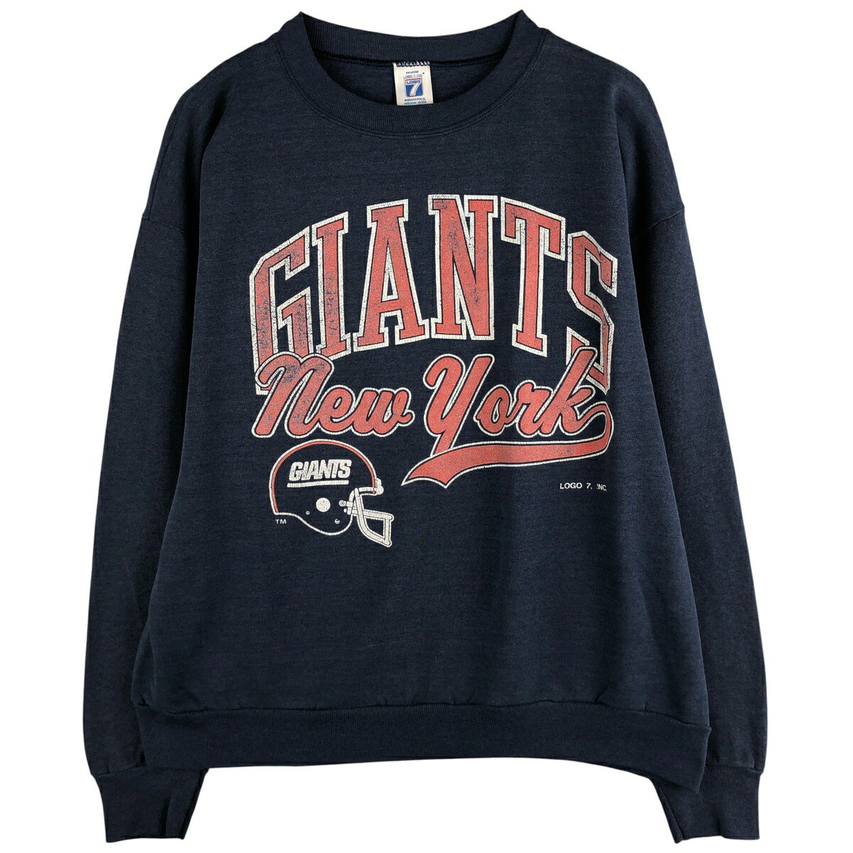 商品詳細 ブランド・LOGO7・ロゴセブン・ 特徴・クルーネック(丸首)・長袖・ヴィンテージ・短丈 ショート丈・ モデル/形状・NFL NEW YORK GIANTS ニューヨークジャイアンツ・プリントスウェットシャツ トレーナー・ 素材・...