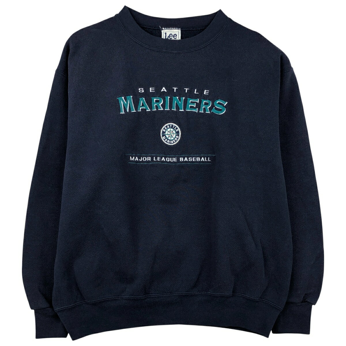 商品詳細 ブランド・Lee・リー・ 特徴・クルーネック(丸首)・長袖・MLB SEATTLE MARINERS シアトルマリナーズ・短丈 ショート丈・ モデル/形状・SPORT・スウェットシャツ トレーナー・ 素材・コットン:50%・ポリエ...