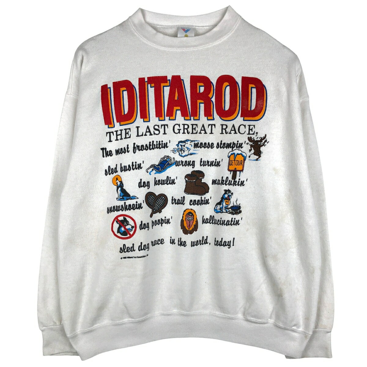 商品詳細 ブランド・Jostens・ 特徴・長袖・ヴィンテージ・メッセージ・クルーネック(丸首)・ モデル/形状・プリントスウェットシャツ トレーナー・ 素材・ポリエステル:50%・コットン:50%・ 色・ホワイト系 白色・ 柄・プリント・...