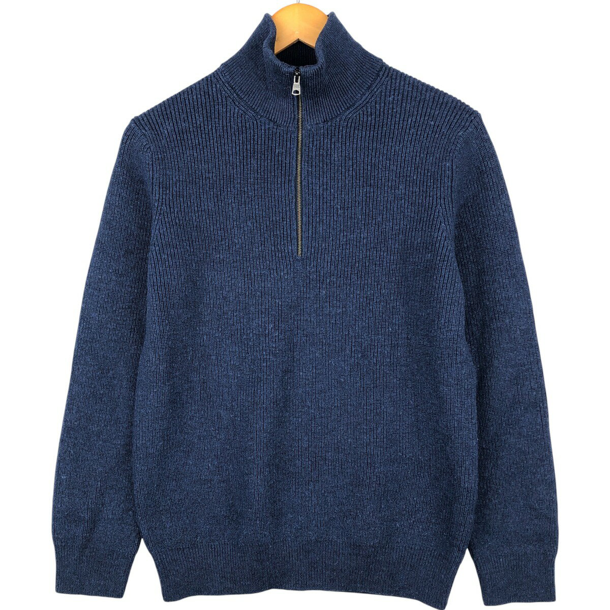 商品詳細 ブランド・BANANA REPUBLIC・バナナリパブリック・ 特徴・ハーフジップ・長袖・ モデル/形状・ウールニットハーフジップセーター・ 素材・メリノウール:100%・ 色・ネイビー系 紺色・ 柄・無地・ 生産国・中国製・ 年...