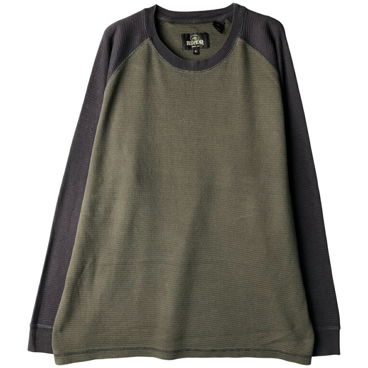 商品詳細 ブランド・RED HEAD・レッドヘッド・ 特徴・クルーネック (丸首)・長袖・ラグランスリーブ・ツートン・ モデル/形状・サーマルロングTシャツ・ 素材・コットン:60%・ポリエステル:40%・ 色・カーキ系・チャコール・ 柄・...