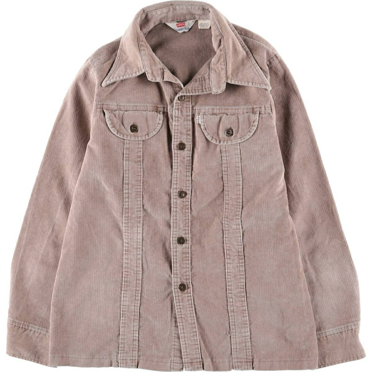 商品詳細 ブランド・Levi's・リーバイス・ 特徴・厚手・長袖・ヴィンテージ・ モデル/形状・PANATELA TOPS・コーデュロイジャケット・ 素材・不明・ 色・ピンク系・ 柄・無地・ 生産国・不明・ 年代・70年代・ サイズ・メンズ...