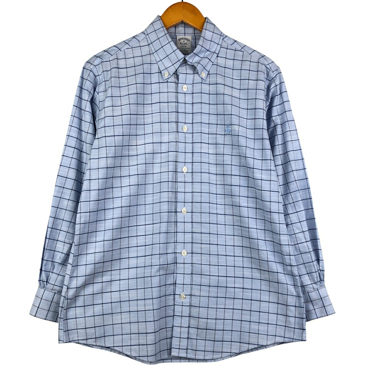 商品詳細 ブランド・Brooks Brothers・ブルックスブラザーズ・ 特徴・薄手・ボタンダウン・長袖・ モデル/形状・Est.1818 REGENT・長袖 ボタンダウンチェックシャツ・ 素材・スーピマコットン:100%・ 色・ブルー系...