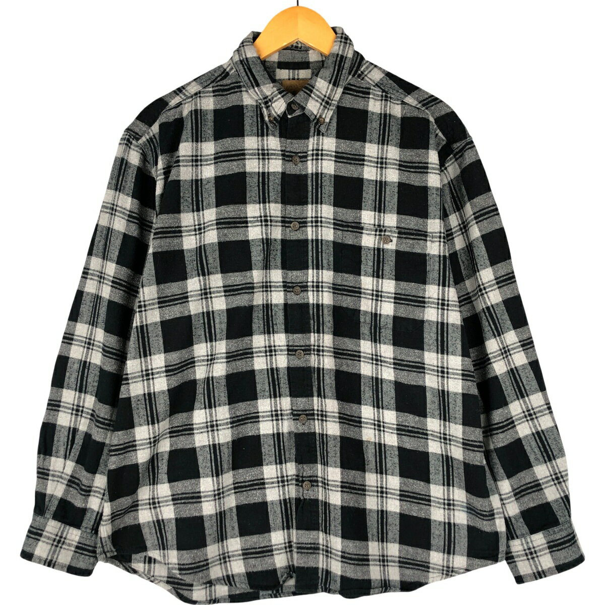 商品詳細 ブランド・Faded Glory・フェイデッドグローリー・ 特徴・厚手・長袖・ボタンダウン・ モデル/形状・長袖 ボタンダウン フランネルチェックシャツ・ 素材・コットン:100%・ 色・グレー系 灰色・ブラック系 黒色・ 柄・チ...