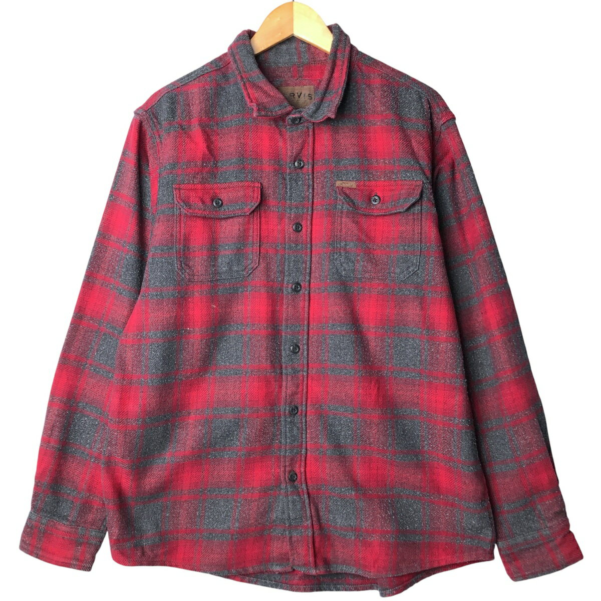 商品詳細 ブランド・ORVIS・オービス・ 特徴・厚手・レギュラーカラー・長袖・フラップポケット・ モデル/形状・長袖 フランネルチェックシャツ・ 素材・コットン:60%・ポリエステル:40%・ 色・レッド系 赤色・チャコール・ 柄・チェッ...