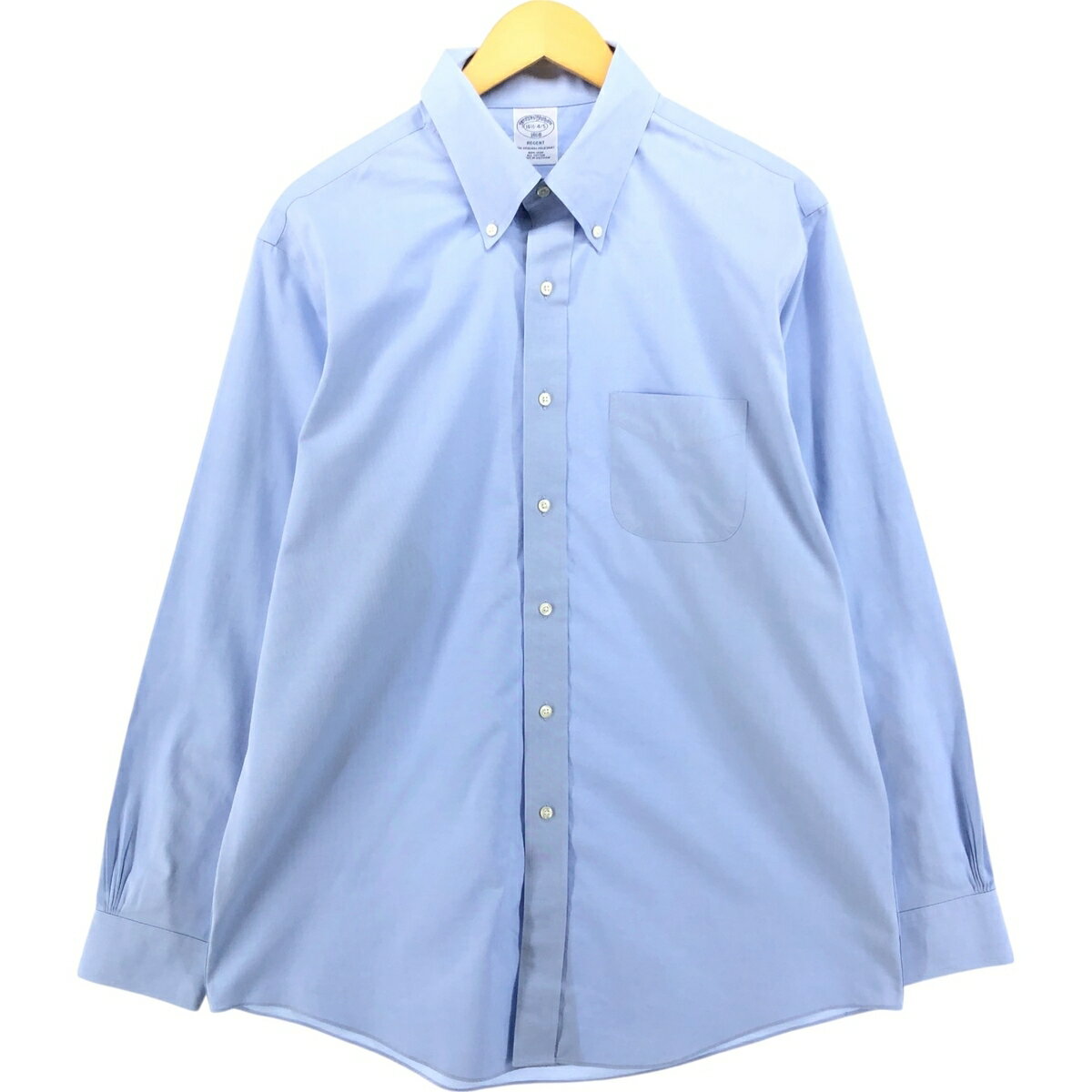 商品詳細 ブランド・Brooks Brothers・ブルックスブラザーズ・ 特徴・薄手・長袖・ボタンダウン・オックスフォード・ モデル/形状・1818 REGENT・長袖 ボタンダウンシャツ・ 素材・コットン:100%・ 色・ブルー系 水色...