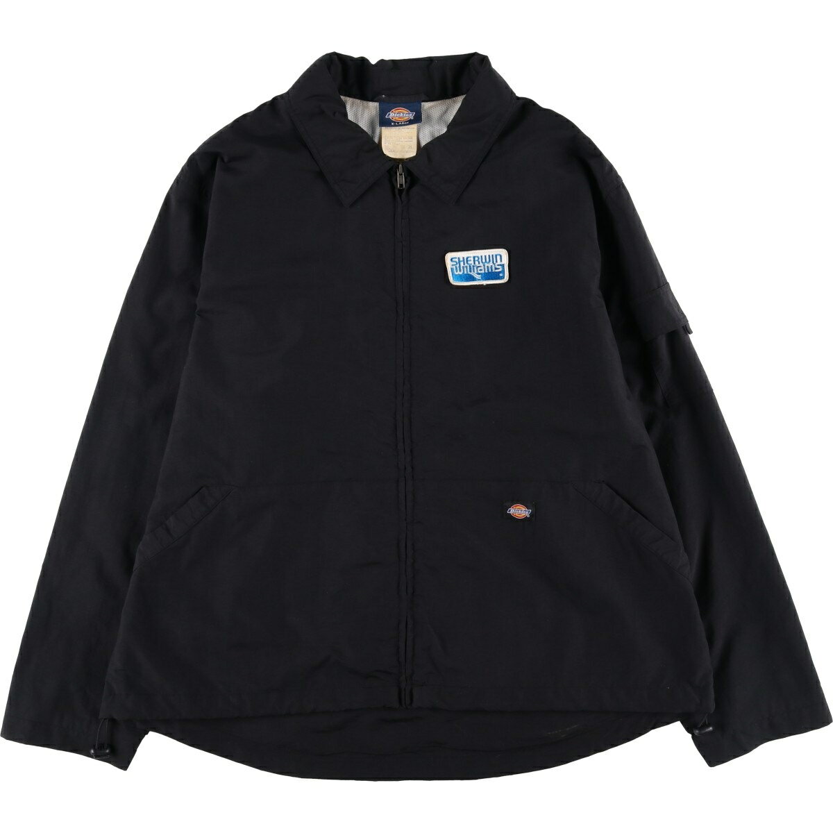 商品詳細 ブランド・Dickies・ディッキーズ・ 特徴・薄手・フルジップ・ベンチレーション・メッシュライナー・ドローコード・ モデル/形状・SHERWIN WILLIAMS シャーウィンウィリアムズ・ナイロンジャケット・ 素材・ナイロン:...