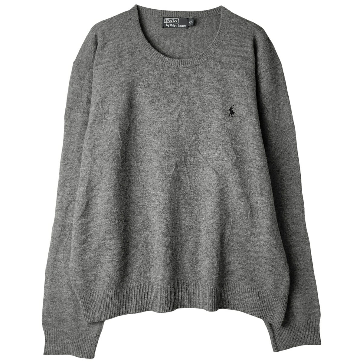 商品詳細 ブランド・Ralph Lauren・ラルフローレン・ 特徴・クルーネック(丸首)・長袖・ モデル/形状・Polo by Ralph Lauren・ウールニットセーター・ 素材・ウール:100%・ 色・グレー系 灰色・ 柄・無地・ワ...