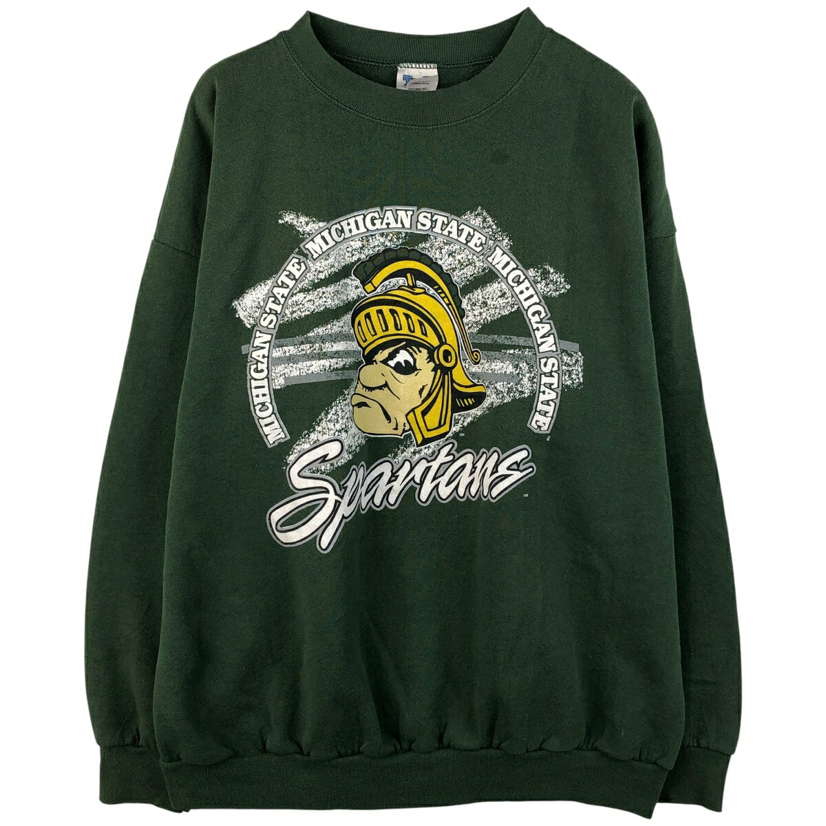 商品詳細 ブランド・Trau & Loevner・ 特徴・クルーネック(丸首)・長袖・ヴィンテージ・ビッグサイズ・ モデル/形状・MICHIGAN STATE ミシガン州立大学・カレッジ キャラクタースウェットシャツ トレーナー・ 素材・コ...