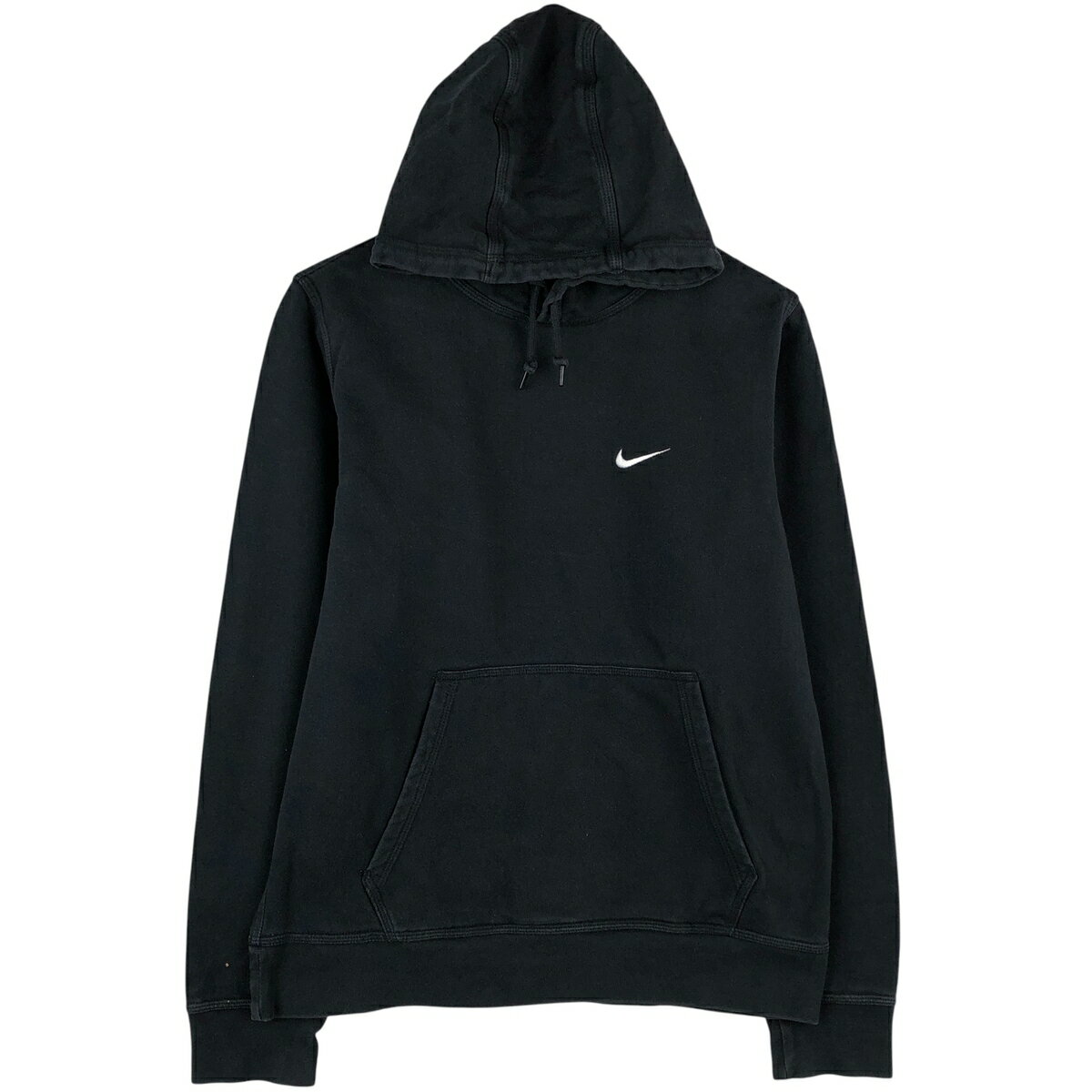 商品詳細 ブランド・NIKE・ナイキ・ 特徴・プルオーバー・長袖・ モデル/形状・スウェットプルオーバーパーカー・ 素材・コットン:80%・ポリエステル:20%・ 色・ブラック系 黒色・ 柄・無地・ワンポイント・ 生産国・パキスタン製・ 年...