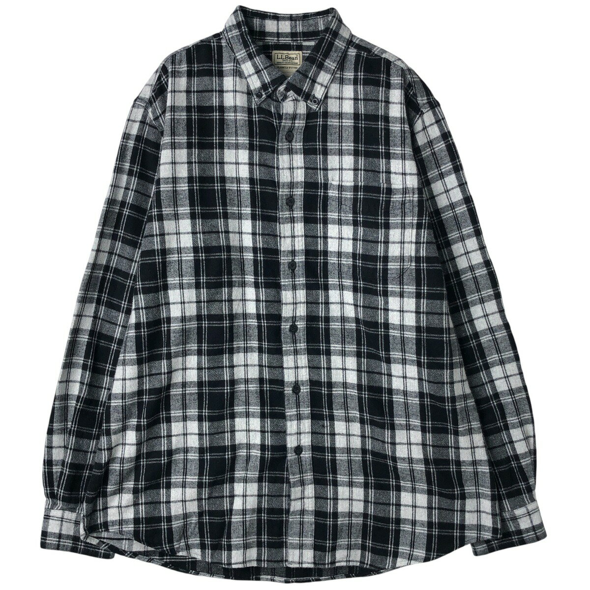 商品詳細 ブランド・L.L.Bean・エルエルビーン・ 特徴・厚手・長袖・ヴィンテージ・ボタンダウン・ モデル/形状・長袖 ボタンダウン ライトネルチェックシャツ・ 素材・コットン:100%・ 色・グレー系 灰色・ブラック系 黒色・ 柄・チ...