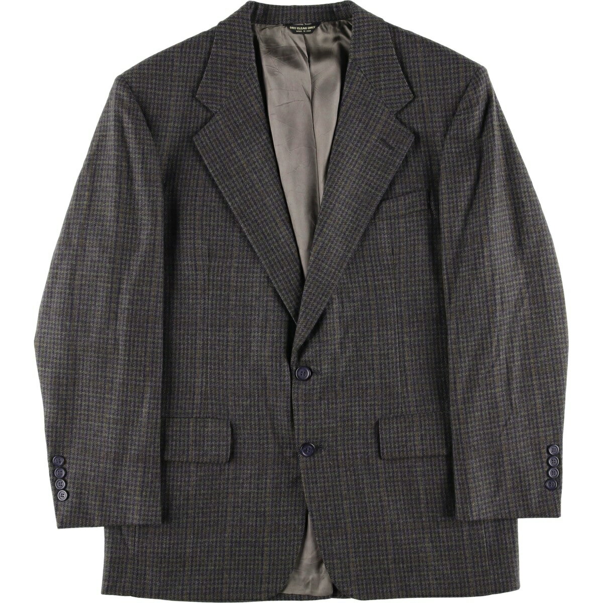 商品詳細 ブランド・WEINSTOCK'S・ 特徴・厚手・2B 2つボタン・センターベント・肩パッドあり・総裏・ モデル/形状・ウールテーラードジャケット・ 素材・ウール:100%・ 色・グレー系 灰色・マルチカラー・ 柄・チェック柄・ 生...