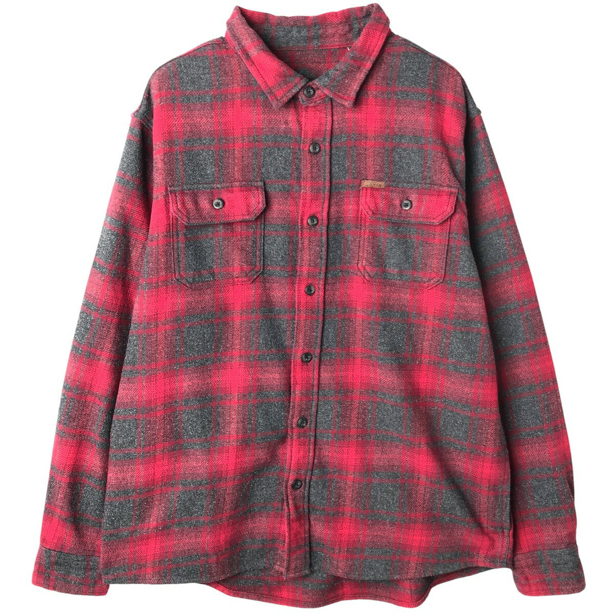 商品詳細 ブランド・ORVIS・オービス・ 特徴・厚手・レギュラーカラー・長袖・ モデル/形状・長袖 ヘビーネルチェックシャツ・ 素材・コットン:60%・ポリエステル:40%・ 色・レッド系 赤色・チャコール・ 柄・チェック柄・オンブレチェ...