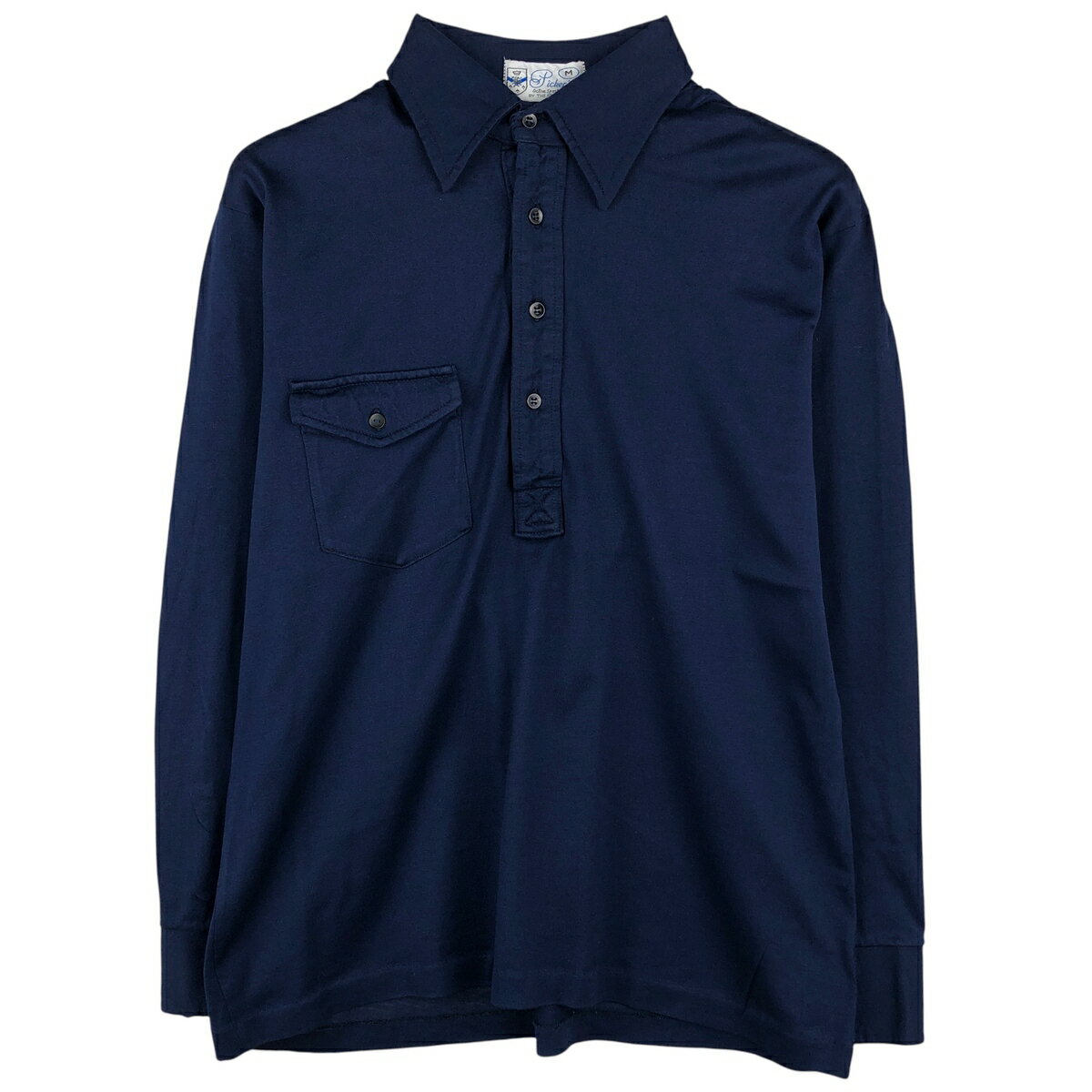 商品詳細 ブランド・Pickering・ 特徴・レギュラーカラー・長袖・ヴィンテージ・フラップポケット・ モデル/形状・長袖 ポロシャツ・ 素材・コットン:100%・ 色・ネイビー系 紺色・ 柄・無地・ 生産国・不明・ 年代 サイズ・メンズ...