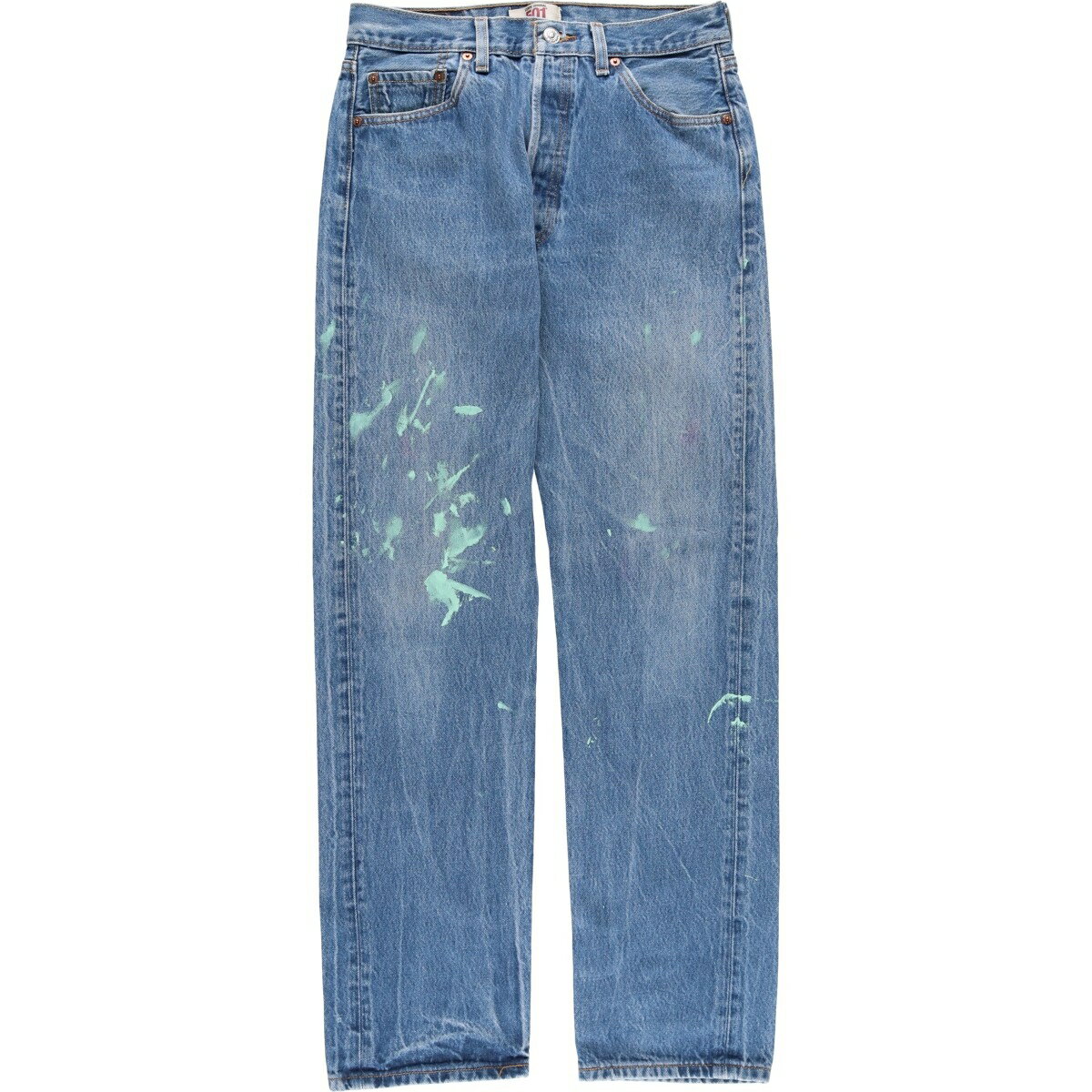 商品詳細 ブランド・Levi's・リーバイス・ 特徴・ボタンフライ・ペンキ・ モデル/形状・リーバイス501 STRAIGHT LEG BUTTON-FLY・ストレートデニムパンツ・ 素材・コットン:100%・ 色・ブルー系 青色・ 柄・無...