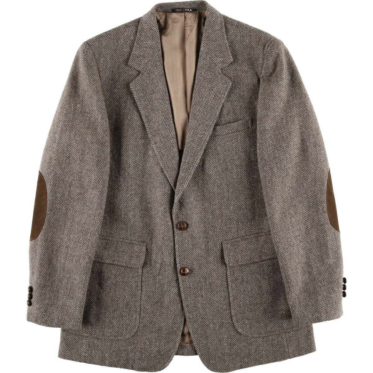 商品詳細 ブランド・Harbour Park・ 特徴・厚手・肩パッドあり・センターベント・背抜き・エルボーパッチ・ モデル/形状・ウールテーラードジャケット・ 素材・不明・ 色・ブラウン系 茶色・ 柄・無地・ 生産国・USA製・ 年代 サイ...