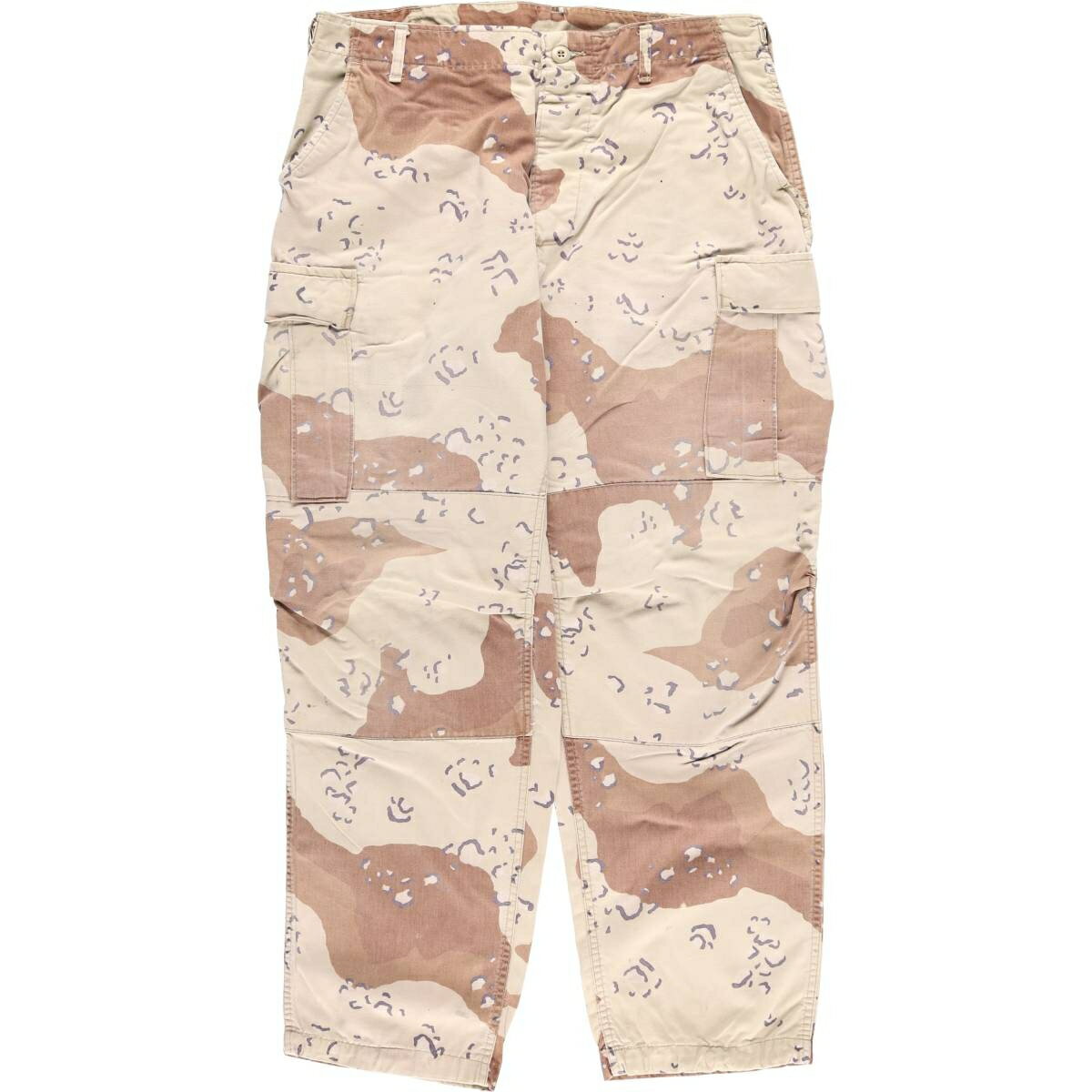 商品詳細 ブランド・UNKNOWN・ 特徴・ボタンフライ・裾調節可能・ワイドパンツ・ モデル/形状・ミリタリー カーゴパンツ コンバットパンツ・ 素材・不明・ 色・ベージュ系・ブラウン系 茶色・ブラック系 黒色・ 柄・迷彩柄・6C デザート...