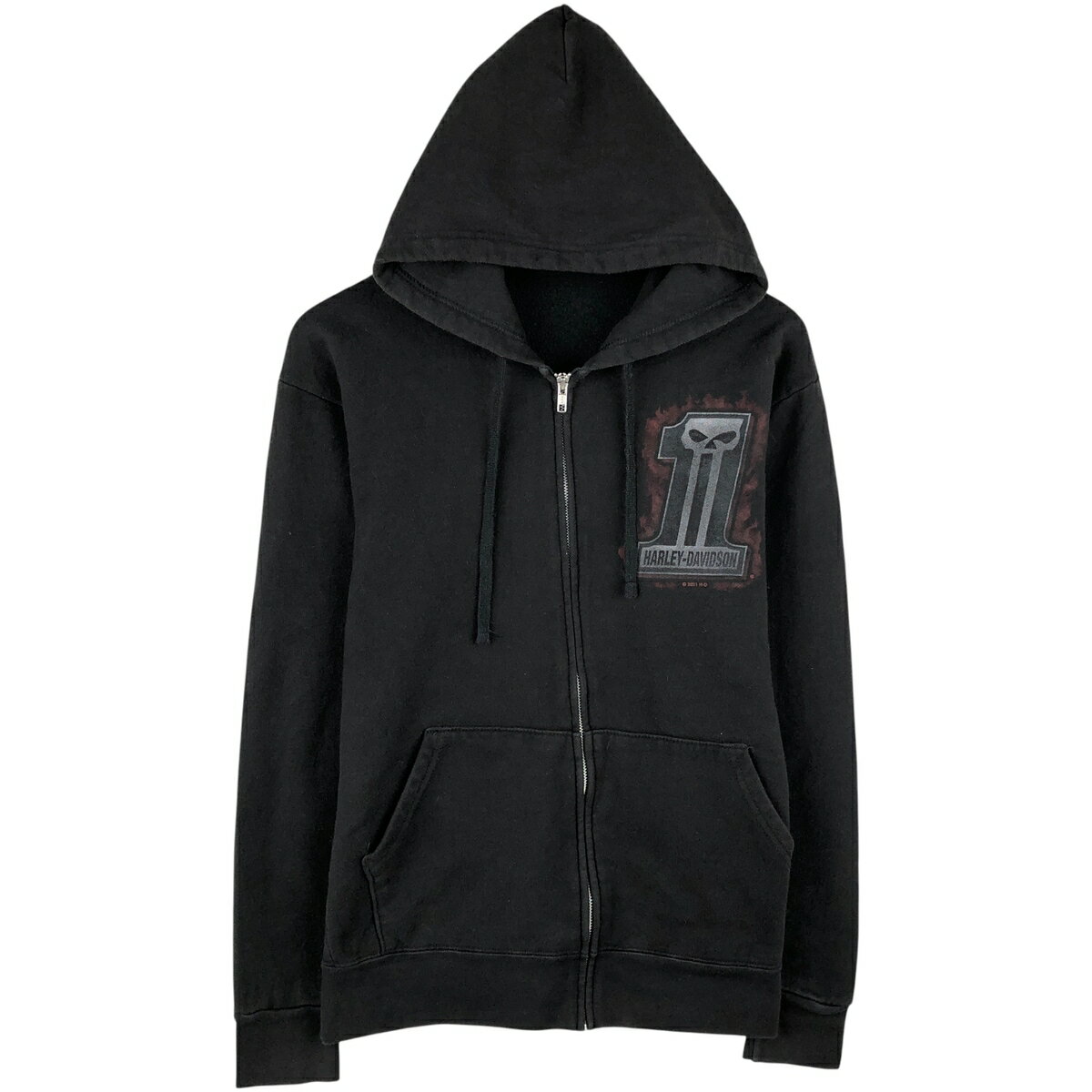 商品詳細 ブランド・Harley-Davidson・ハーレーダビッドソン・ 特徴・フルジップ・長袖・両面プリント・ モデル/形状・スウェットフルジップパーカー・ 素材・コットン:70%・ポリエステル:30%・ 色・ブラック系 黒色・ 柄・プ...