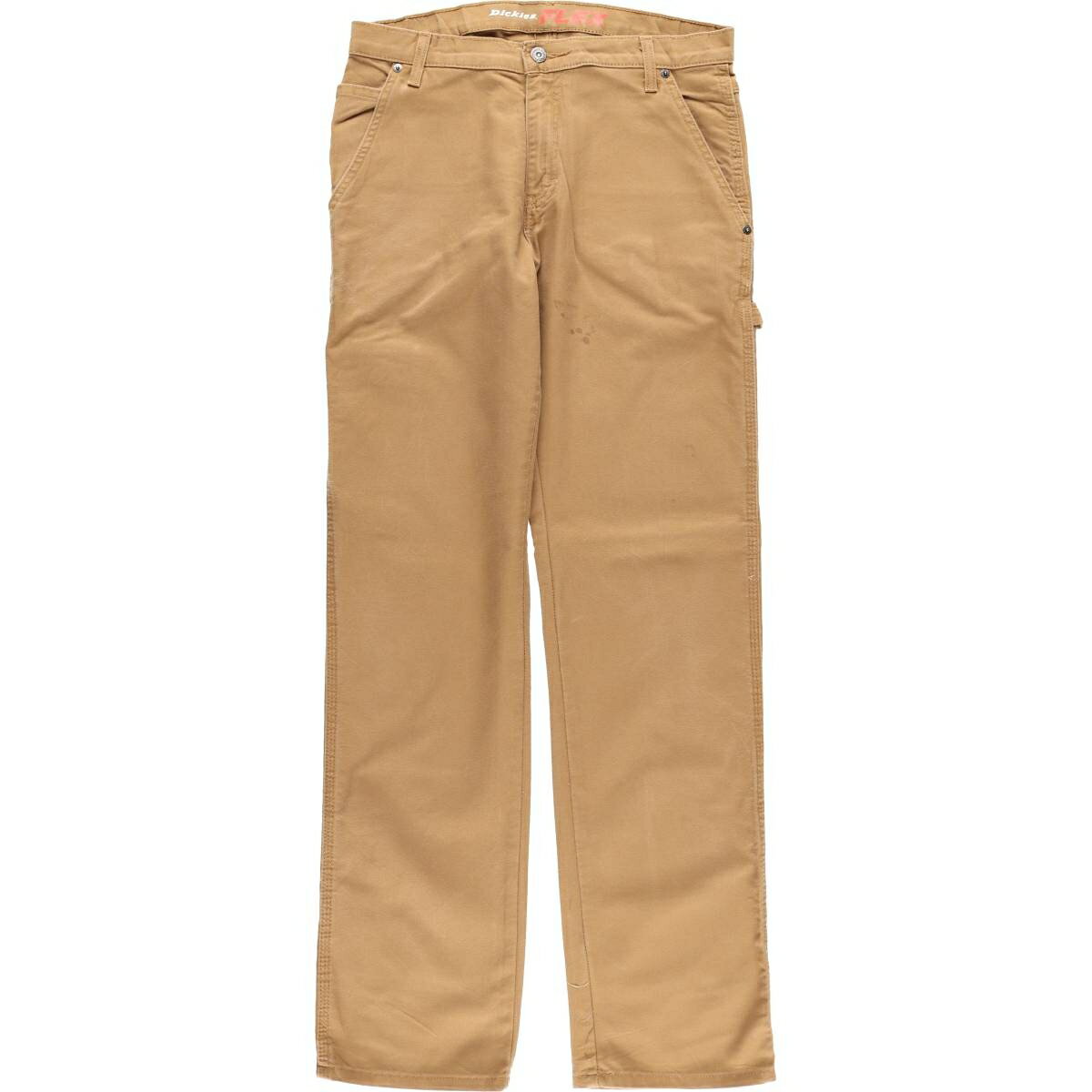 商品詳細 ブランド・Dickies・ディッキーズ・ 特徴・ジッパーフライ・スパナポケット・ハンマーループ・ モデル/形状・FLEX・ダックペインターパンツ・ 素材・不明・ 色・ブラウン系 茶色・ 柄・無地・ロゴパッチ・ 生産国・不明・ 年代...