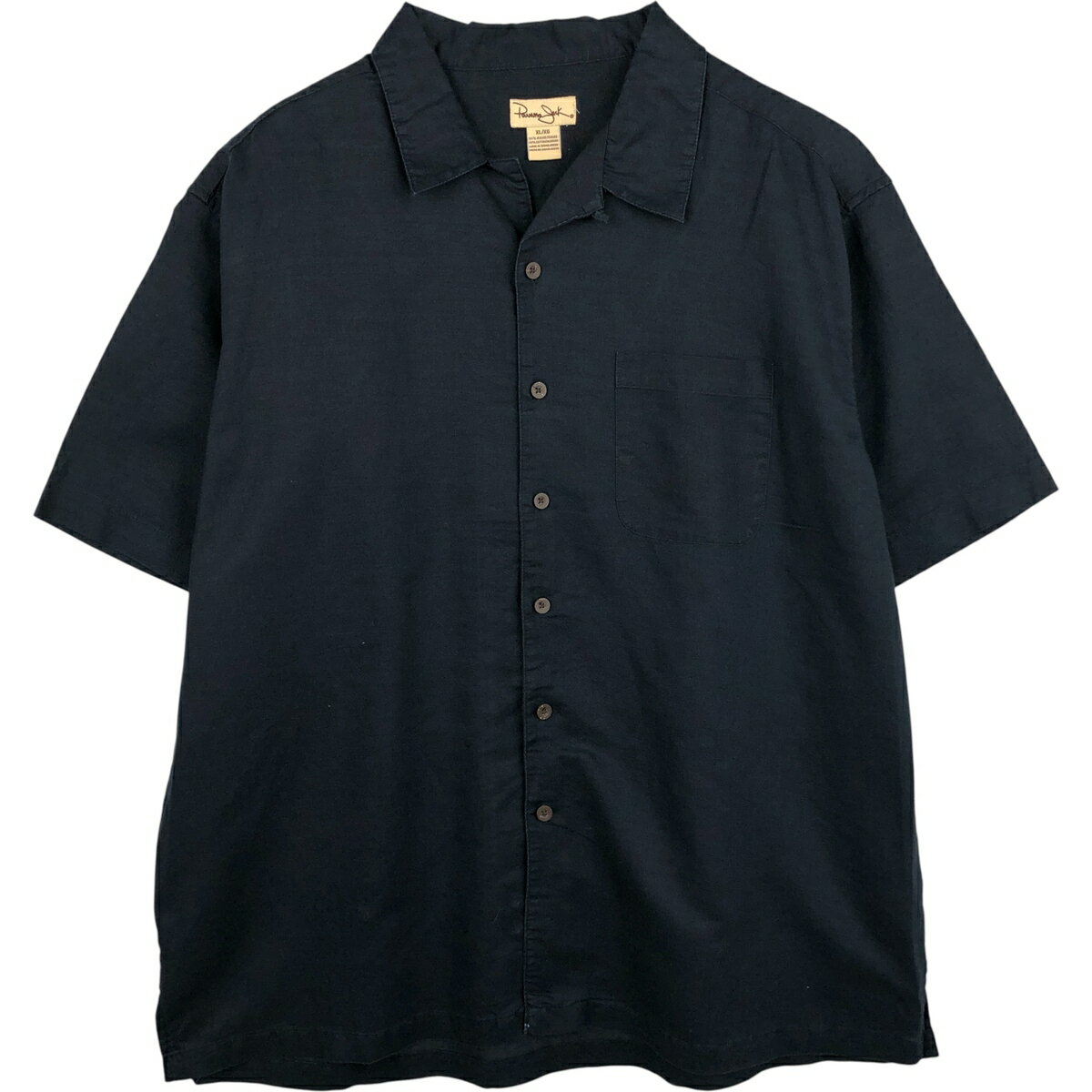 商品詳細 ブランド・Panama Jack・ 特徴・半袖・オープンカラー・ボックスシャツ・ モデル/形状・半袖 オープンカラー コットンシャツ・ 素材・ラミー:55%・コットン:45%・ 色・ブラック系 黒色・ 柄・無地・ 生産国・バングラ...