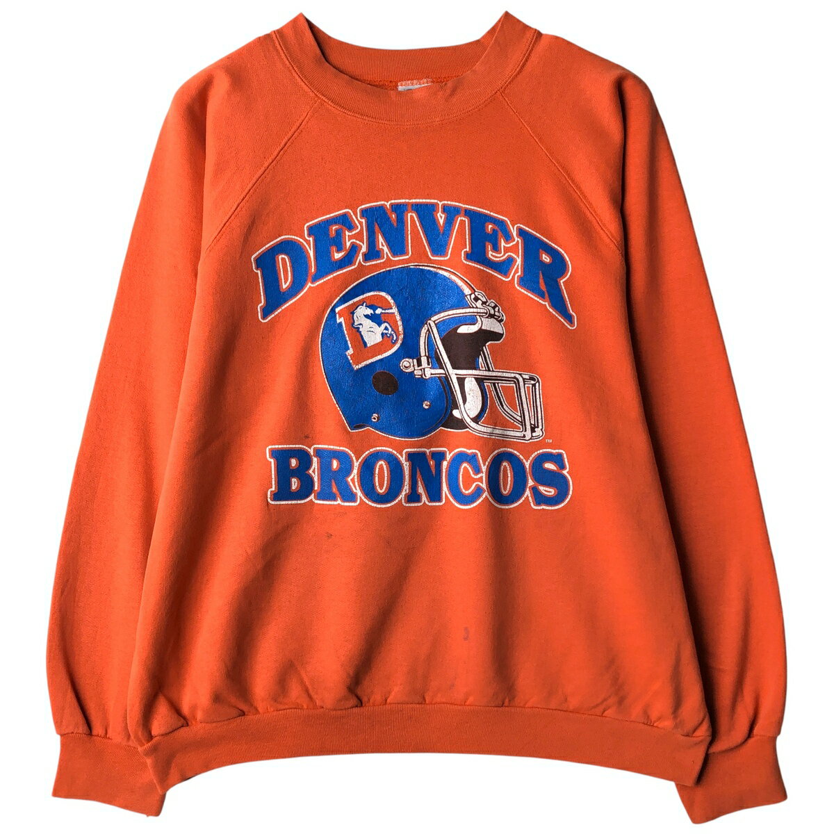 商品詳細 ブランド・TRENCH・ 特徴・クルーネック(丸首)・長袖・ヴィンテージ・短丈 ショート丈・ラグランスリーブ・ モデル/形状・NFL DENVER BRONCOS デンバーブロンコス・プリントスウェットシャツ トレーナー・ 素材・...