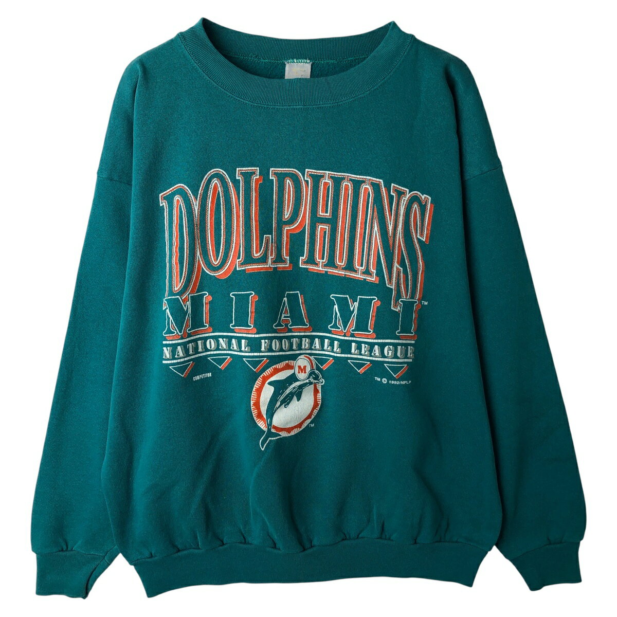 商品詳細 ブランド・UNKNOWN・ 特徴・クルーネック(丸首)・長袖・ヴィンテージ・ モデル/形状・NFL MIAMI DOLPHINS マイアミドルフィンズ・プリントスウェットシャツ トレーナー・ 素材・不明・ 色・ターコイズブルー・ ...
